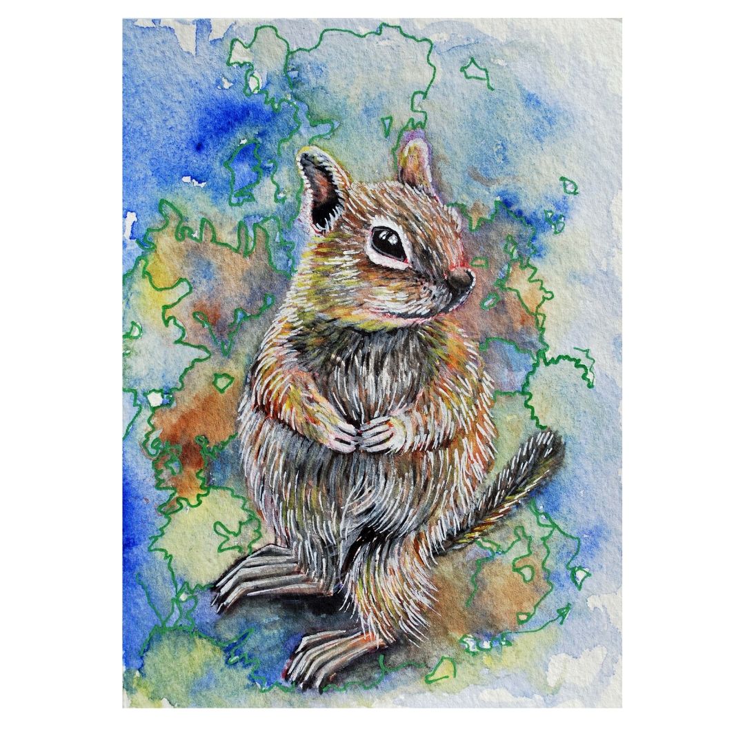 Chipmunk | Jessica Mahan Art