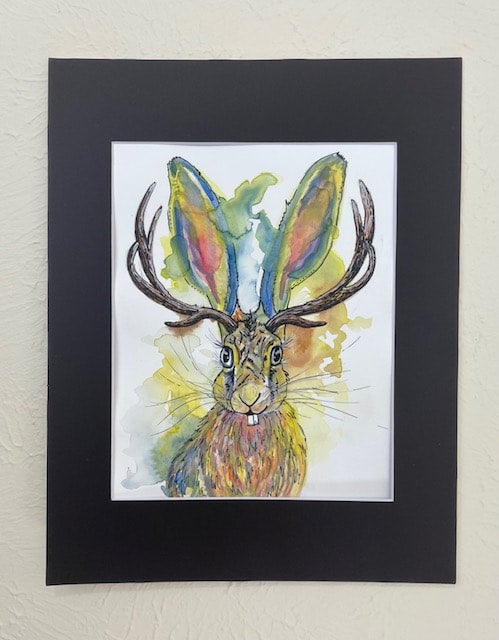 Jackalope Painting