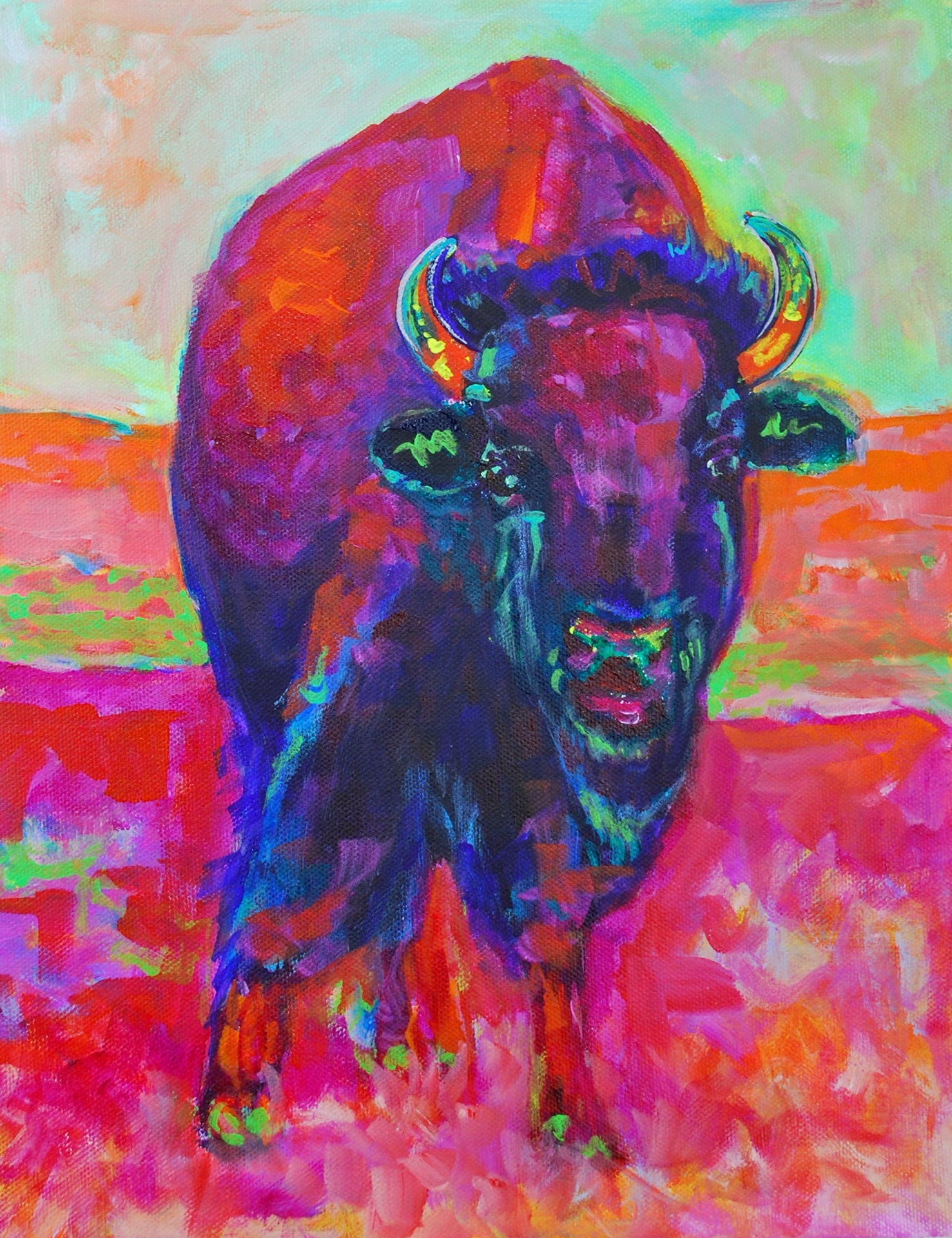 Buffalo Stare Prints | Jessica Mahan Art